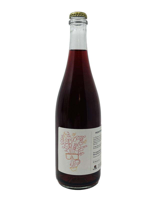 Frizzottis Rouge 2021 - Vin Rouge pétillant du vignoble La Cache à Maxime