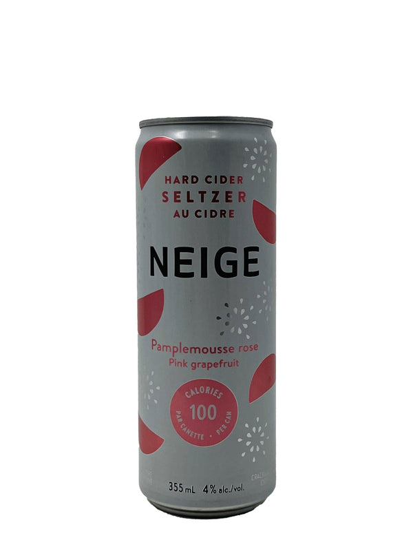 Neige pamplemousse rose - Seltzer au cidre pétillant de Cidrerie Milton
